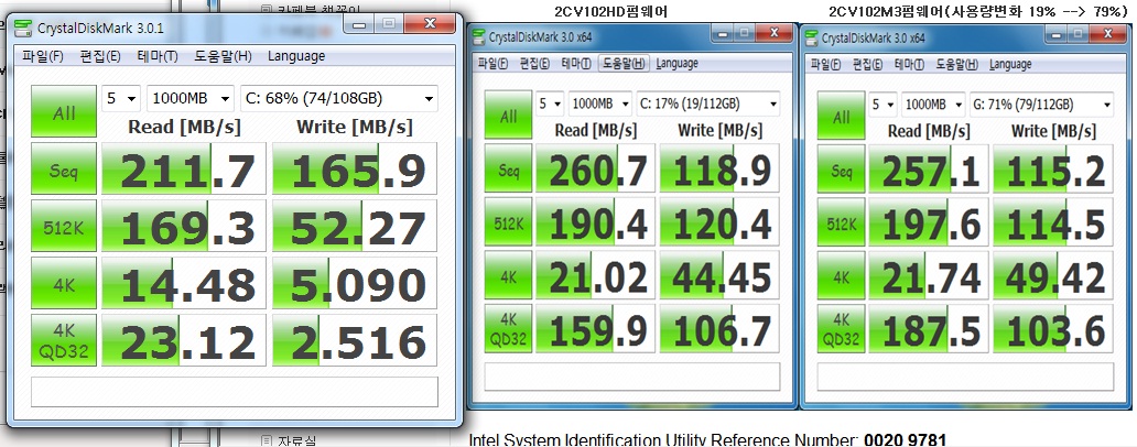 TPHOLIC - 묻고 답하기 - 하드 테스트결과가 이상해요